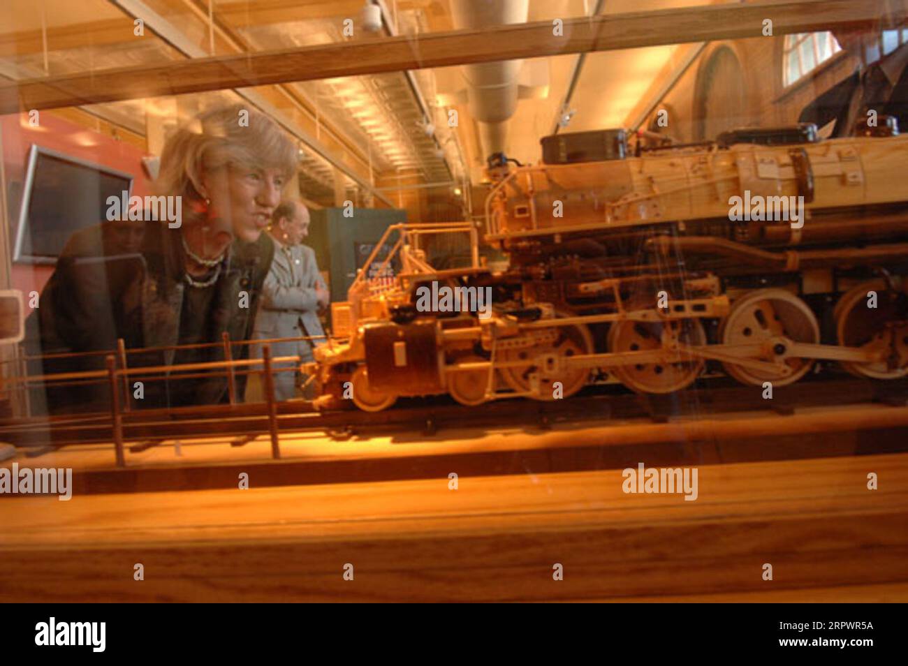 Secretary Gale Norton, left, accompanied by the Chief Executive Officer ...