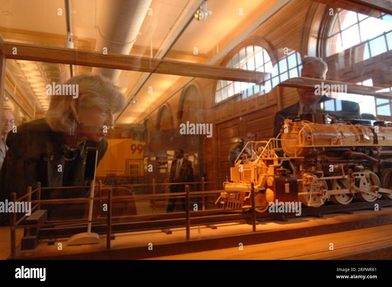 Secretary Gale Norton, left, accompanied by the Chief Executive Officer ...