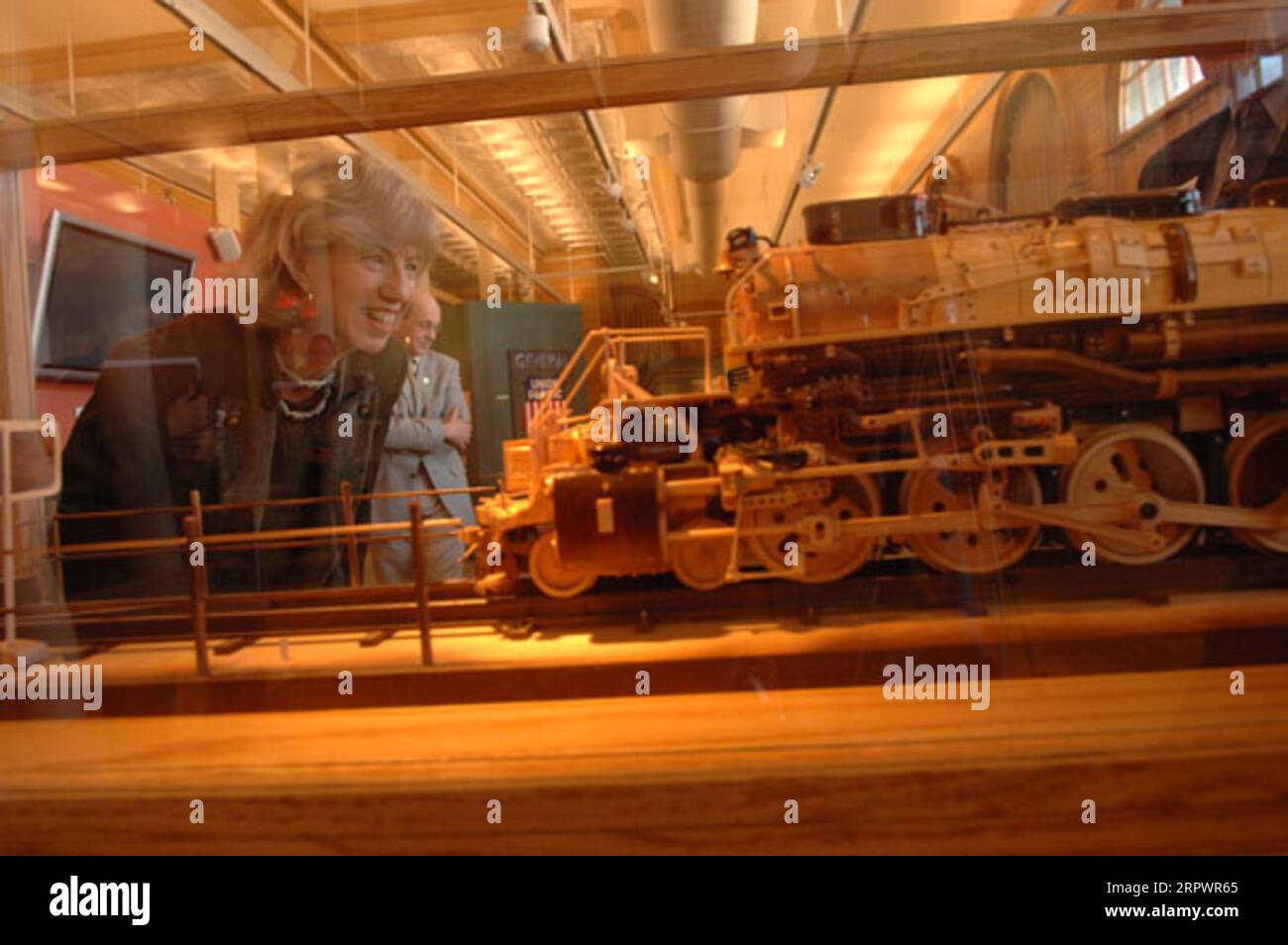 Secretary Gale Norton, left, accompanied by the Chief Executive Officer ...