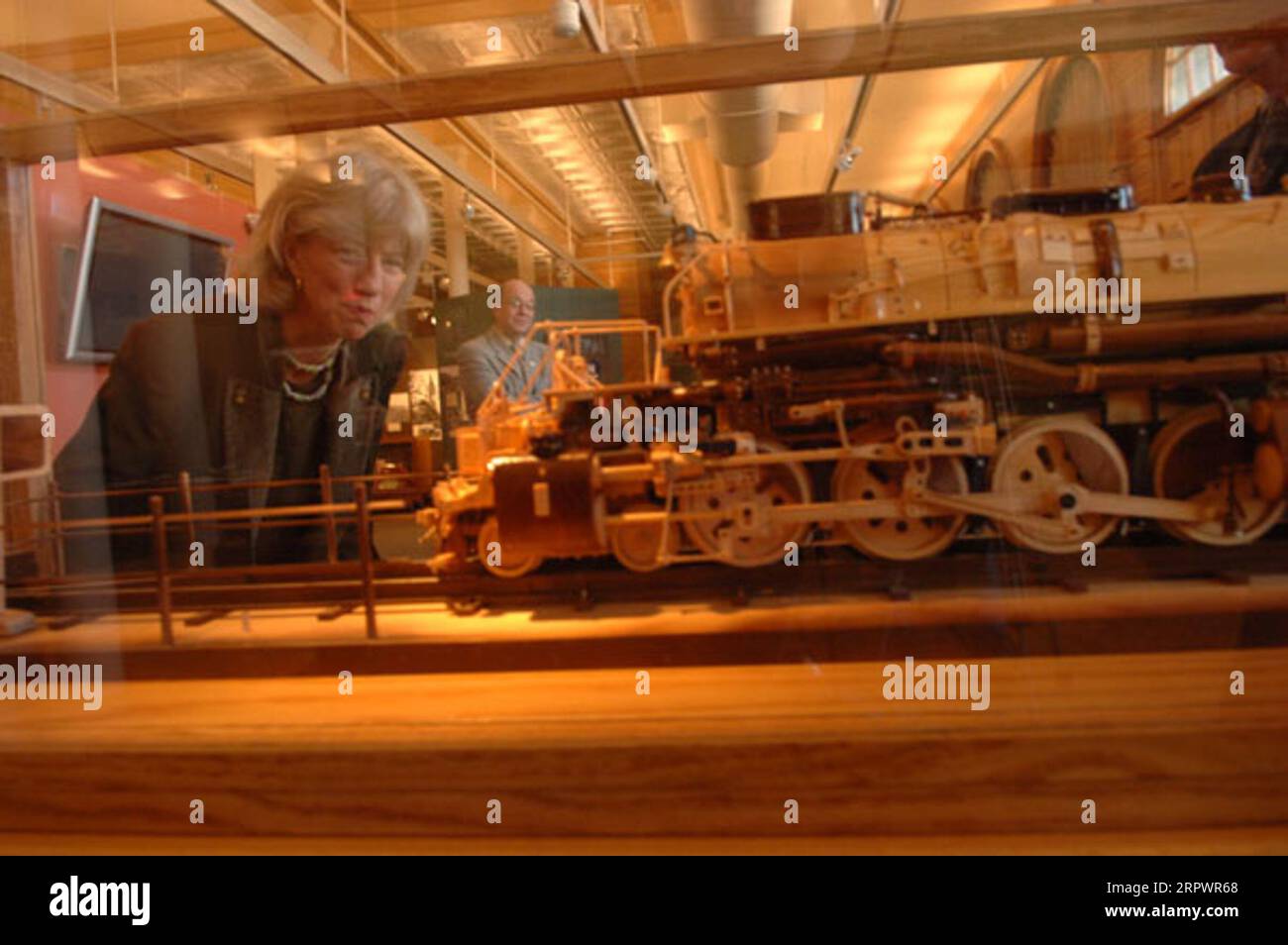 Secretary Gale Norton, left, accompanied by the Chief Executive Officer ...