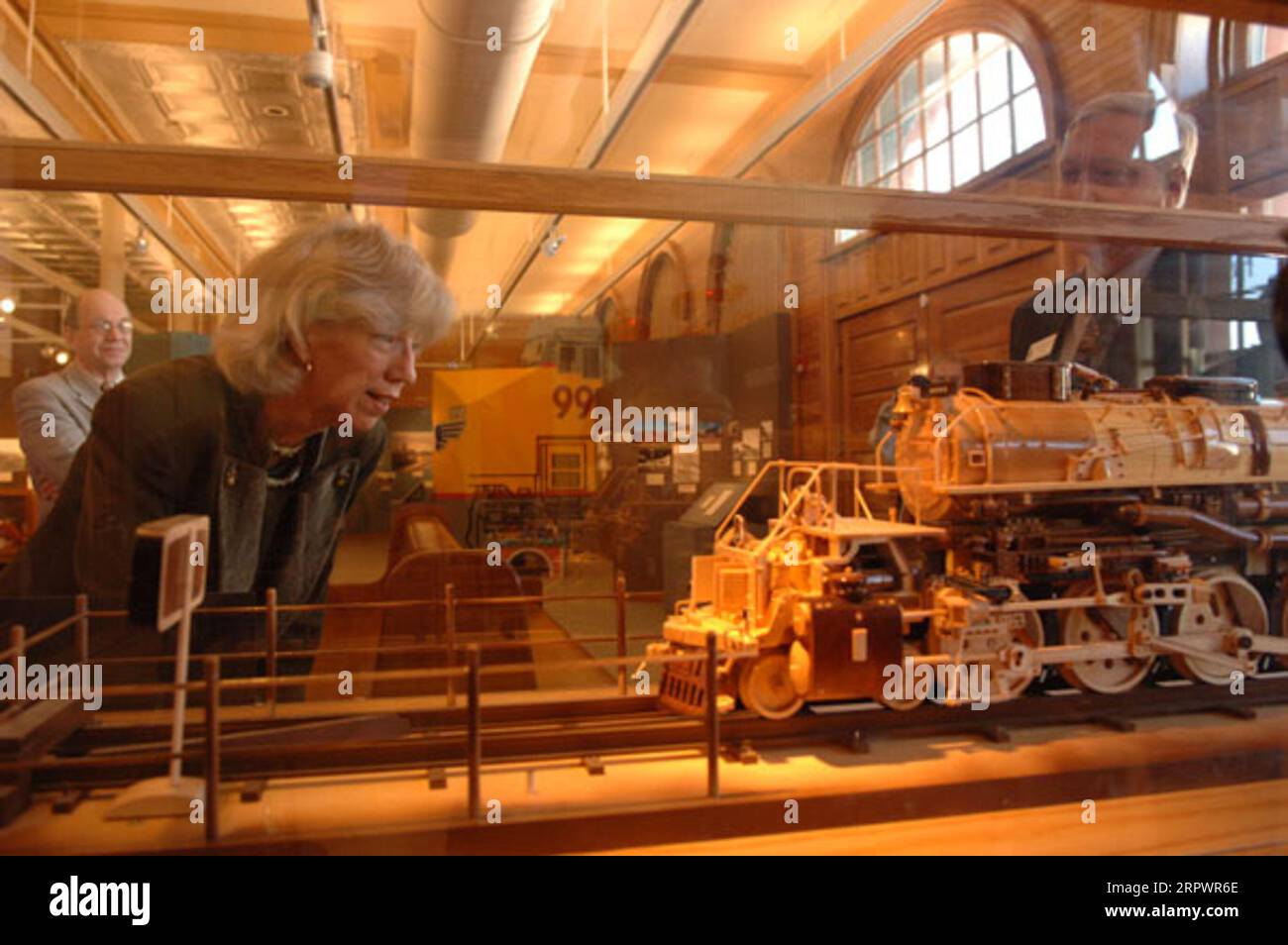 Secretary Gale Norton, left, accompanied by the Chief Executive Officer ...