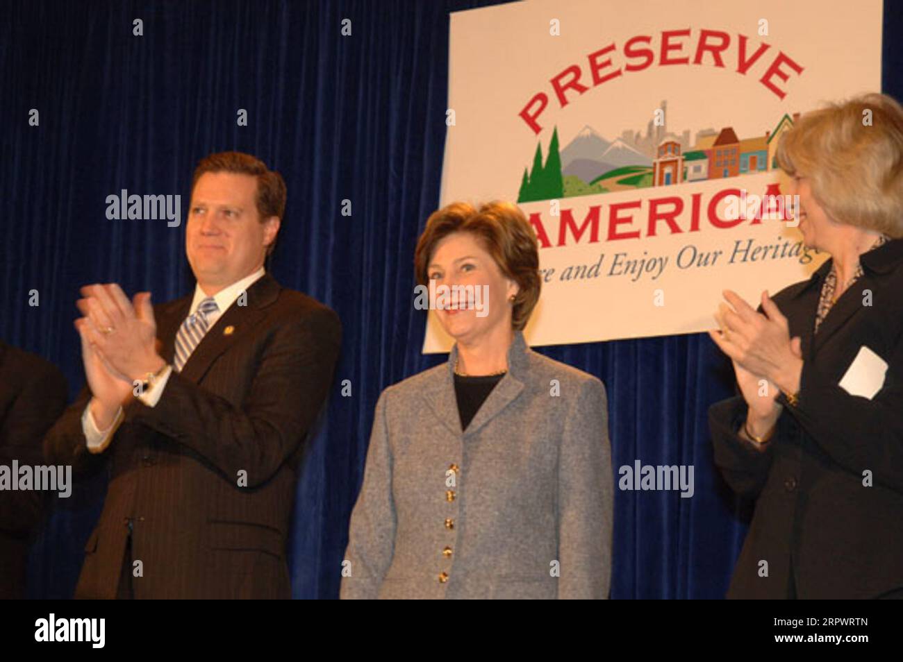 Ohio Congressman Michael Turner, with First Lady Laura Bush and ...