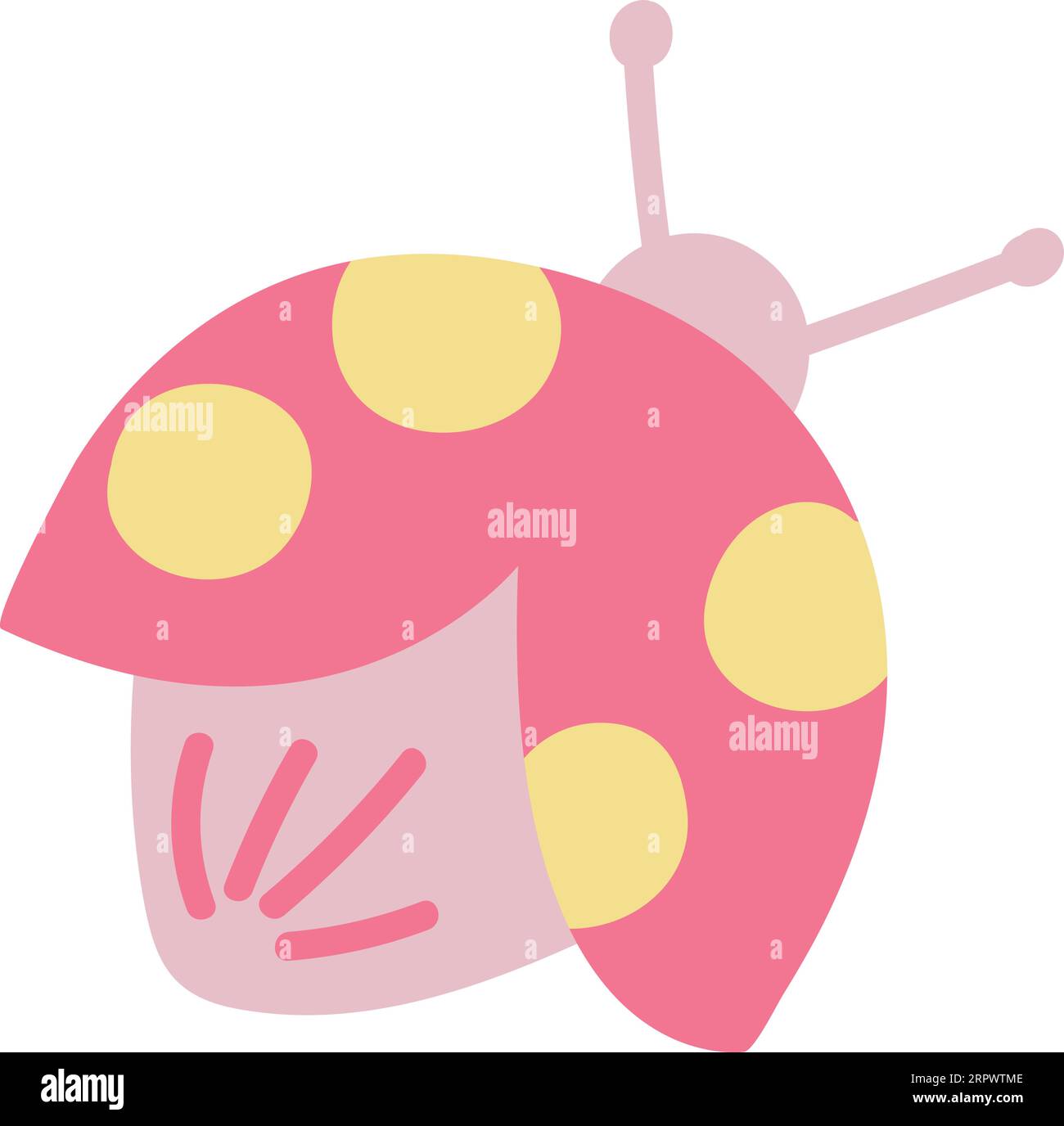Flying lady bug Stock Vector Images - Alamy