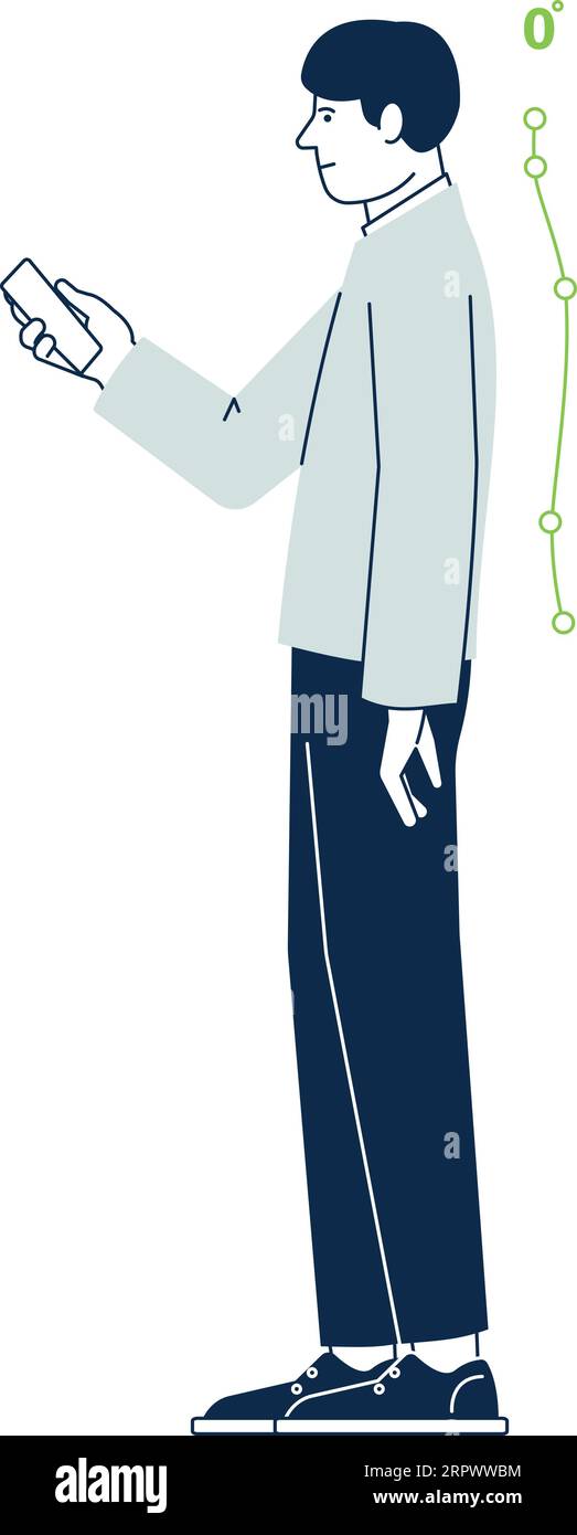 Man holding phone sport Stock Vector Images - Alamy