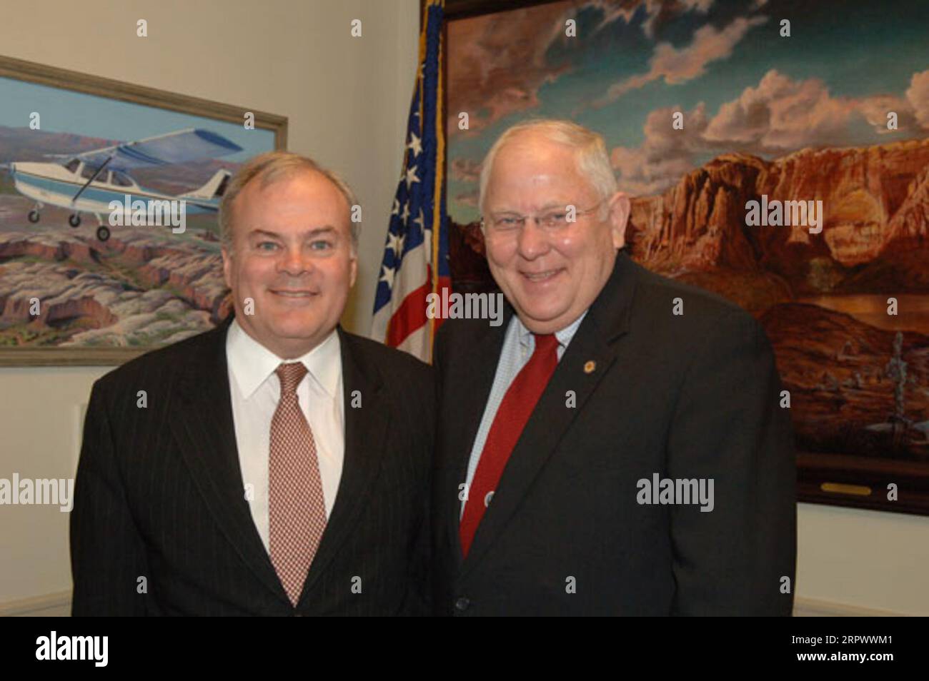 Bureau of Reclamation Commissioner John Keys III, right, among ...