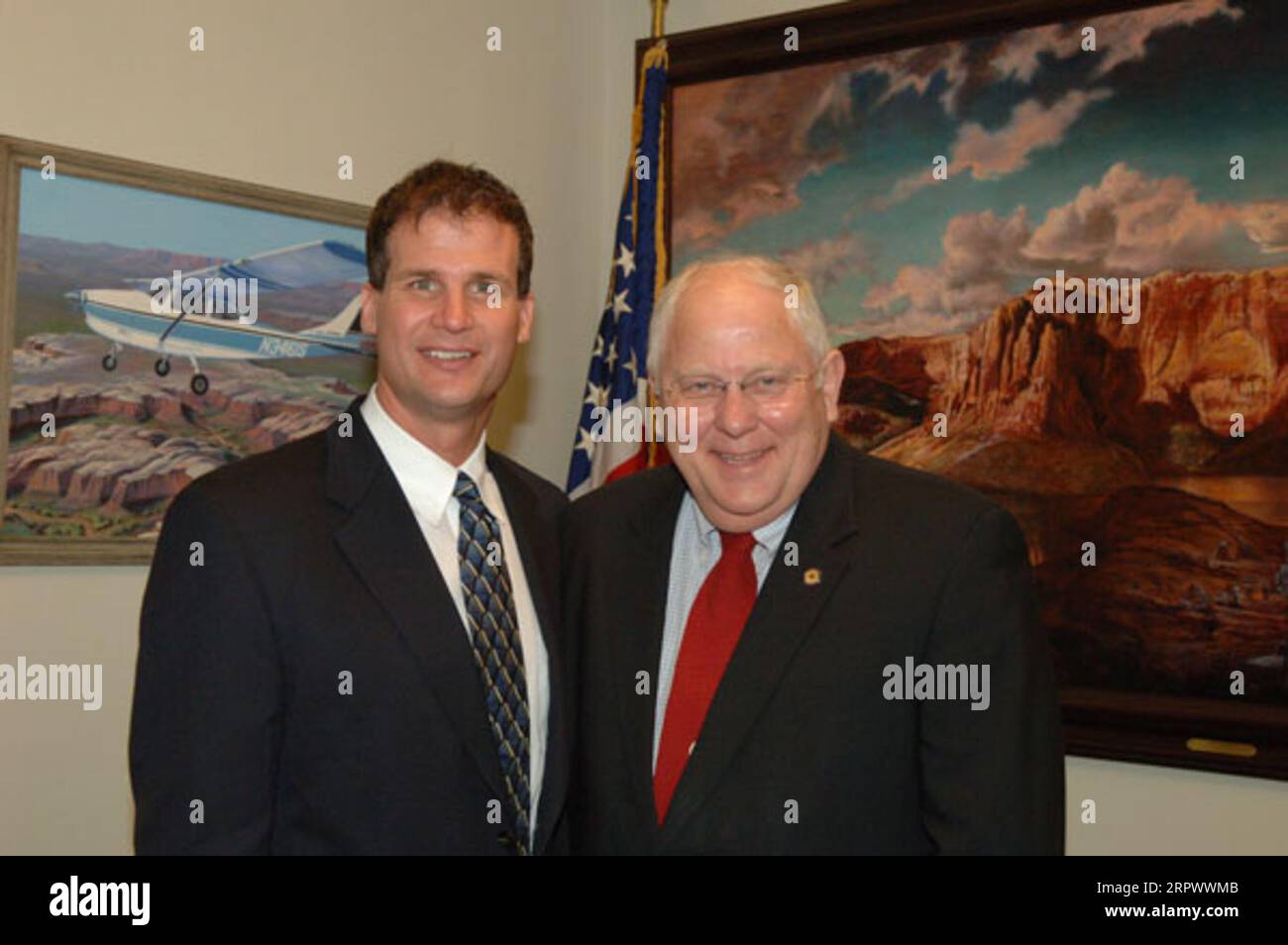 Bureau of Reclamation Commissioner John Keys III, right, among ...