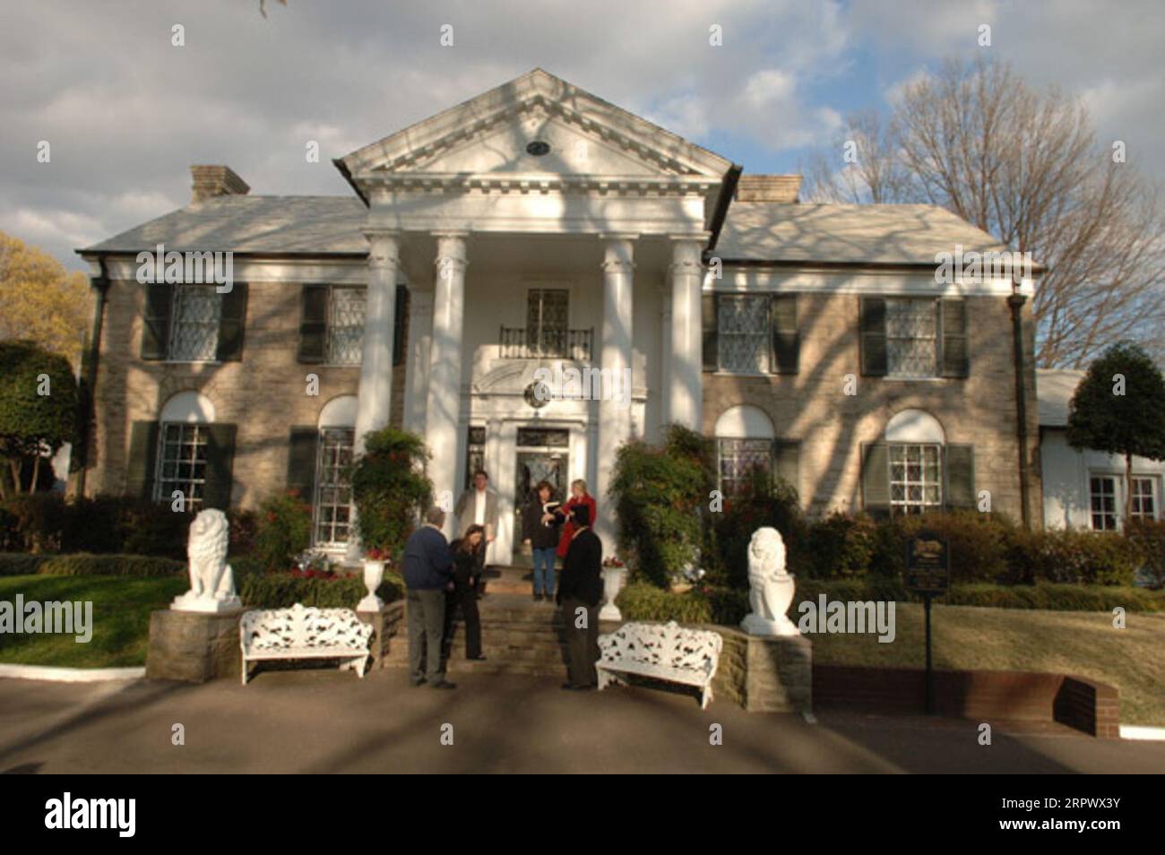 Graceland Mansion, home of Elvis Presley in Memphis, Tennessee ...