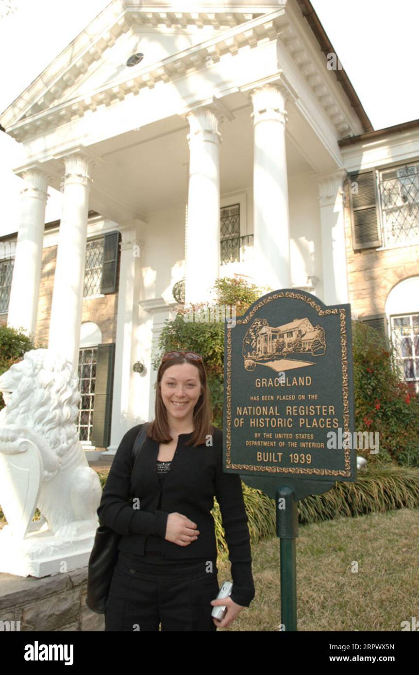 Graceland Mansion, home of Elvis Presley in Memphis, Tennessee ...