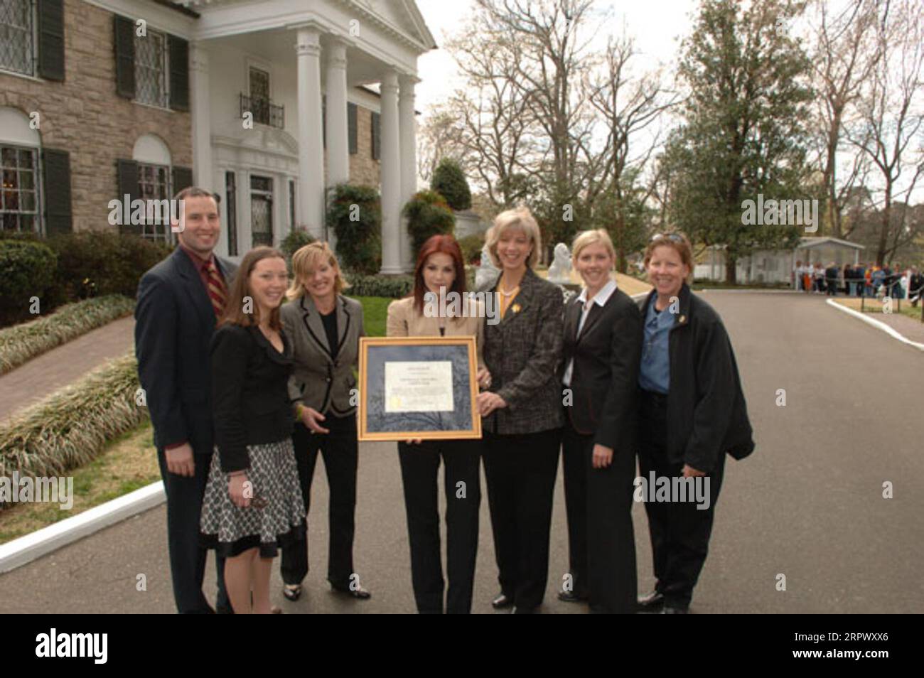 Graceland Mansion, home of Elvis Presley in Memphis, Tennessee ...