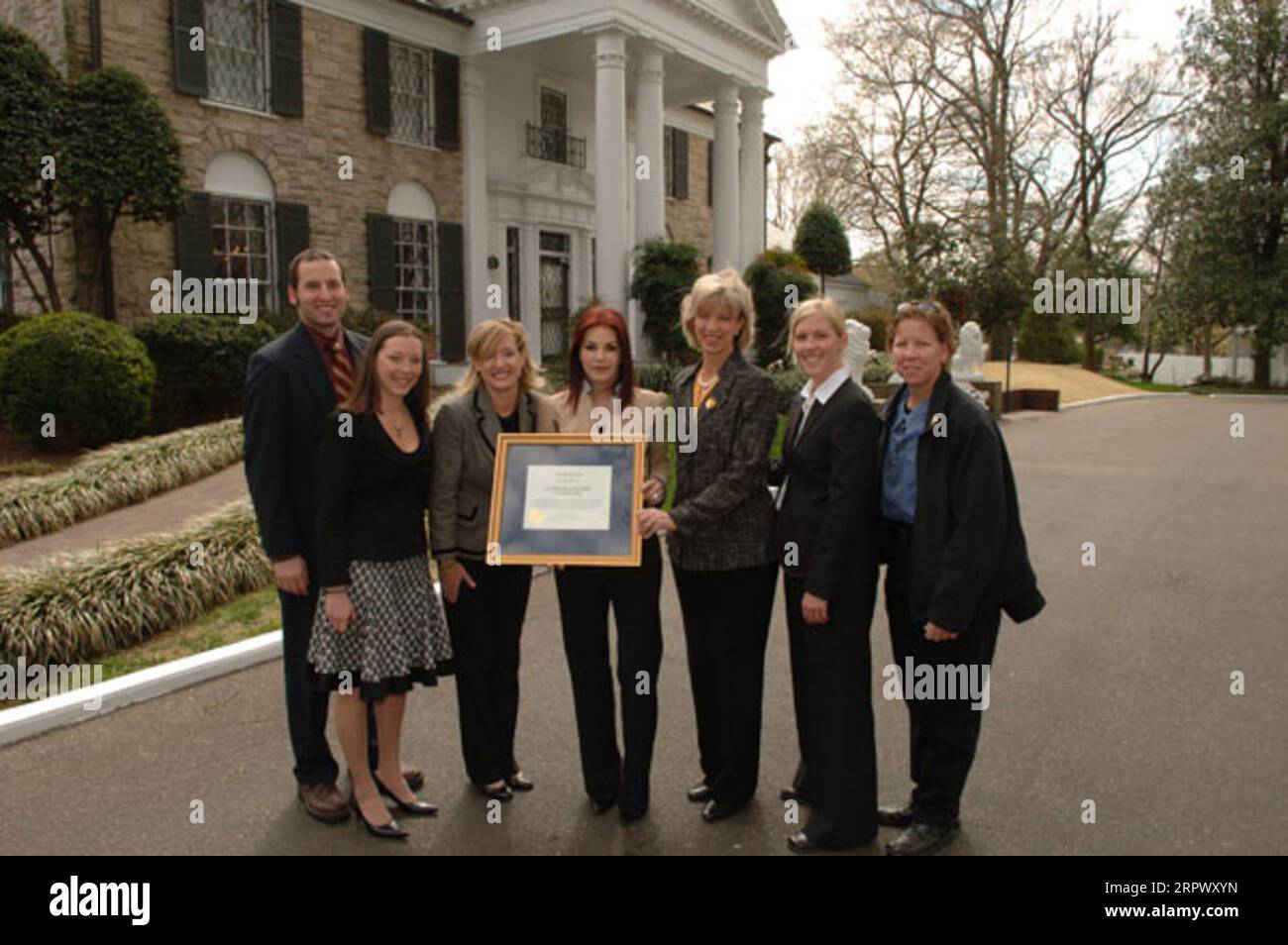 Graceland Mansion, home of Elvis Presley in Memphis, Tennessee ...