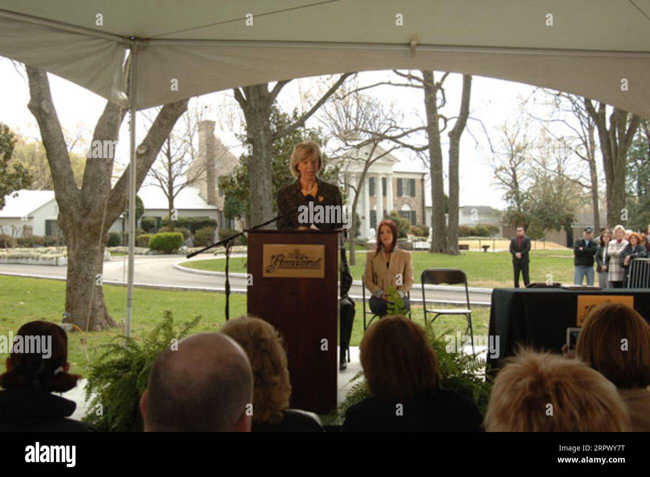 Events marking the designation of Graceland Mansion, home of Elvis ...