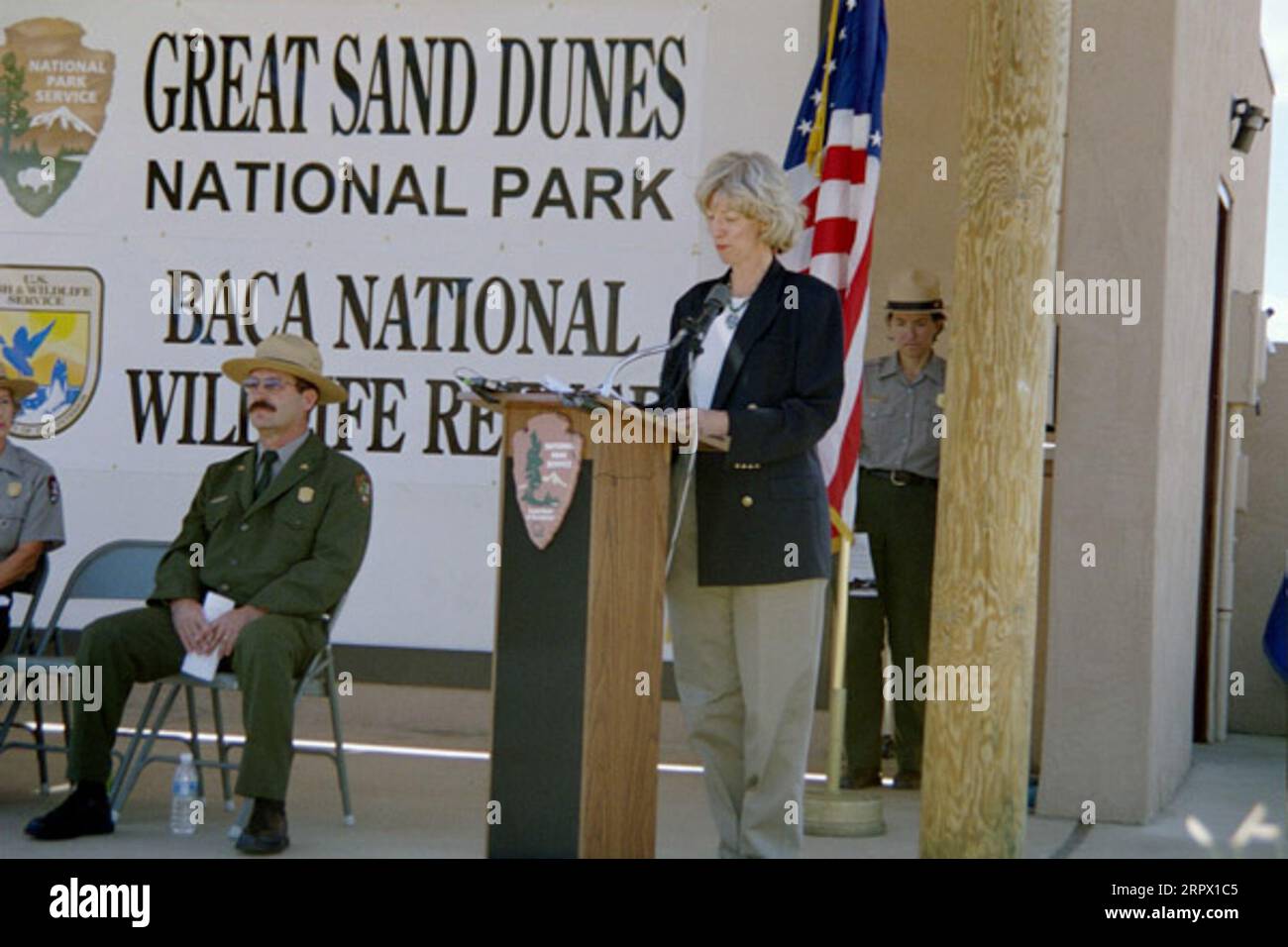 Secretary Gale Norton speaking at designation ceremony for the nation's ...