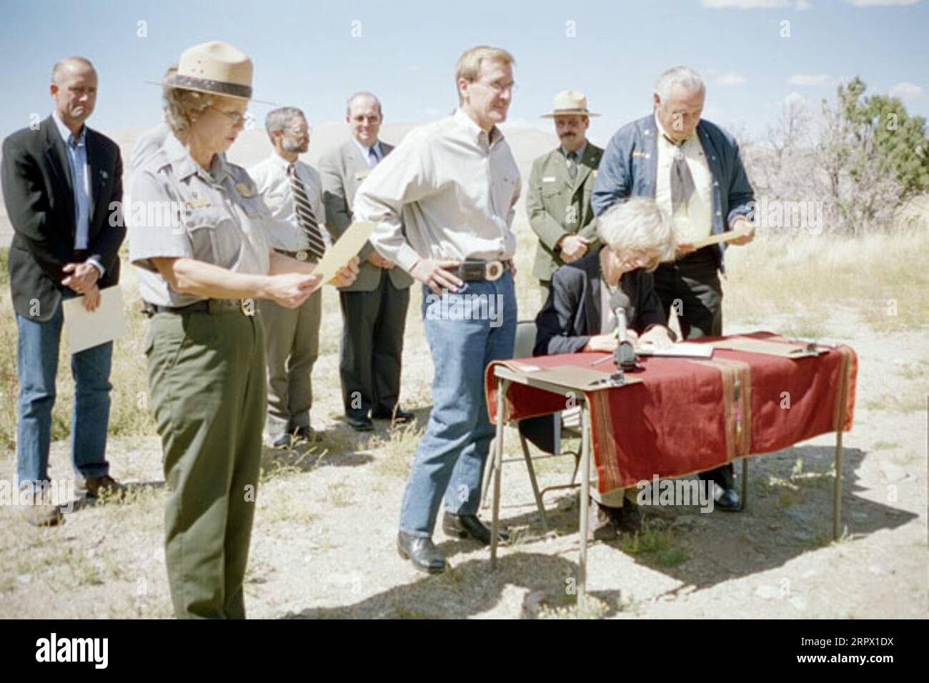 Designation ceremony, featuring Secretary Gale Norton, for the nation's ...