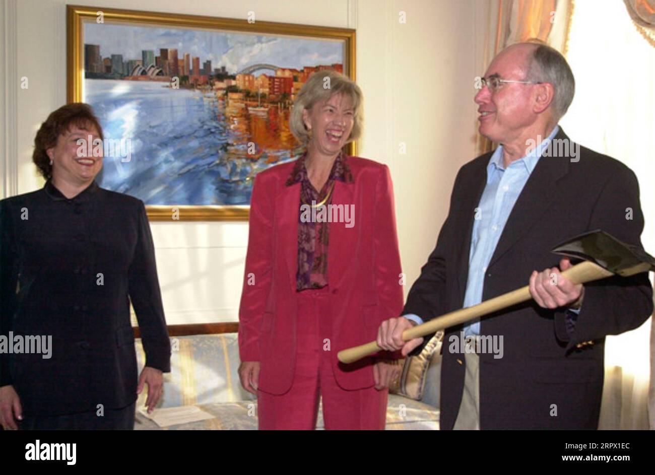 Agriculture Secretary Ann Veneman, far left, and Interior Secretary ...