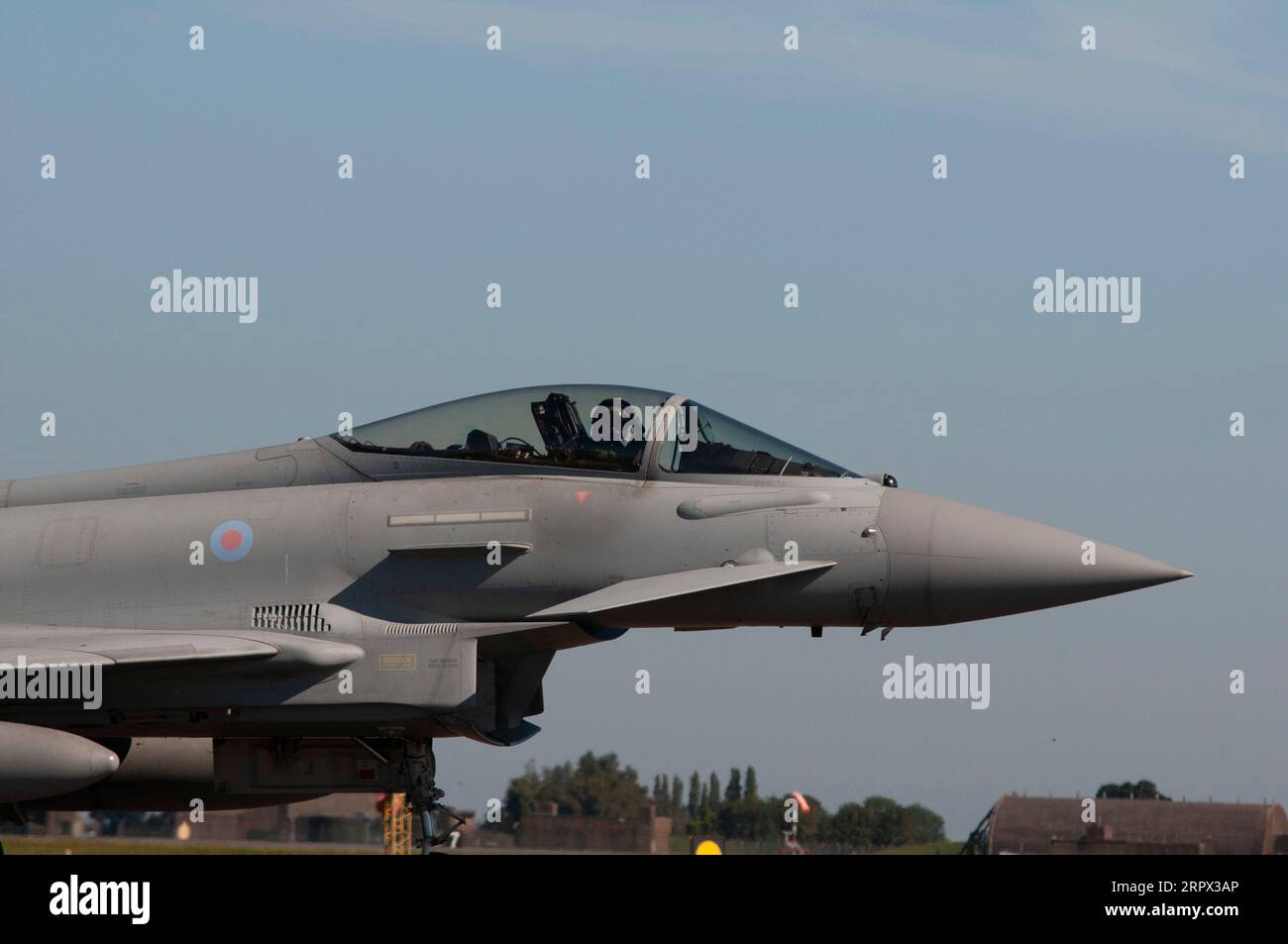 Coningsby, UK. 5th Sep, 2023. RAF Typhoon aircraft practicing at RAF ...