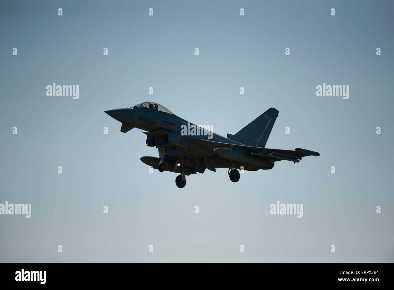 Coningsby, UK. 5th Sep, 2023. RAF Typhoon aircraft practicing at RAF ...