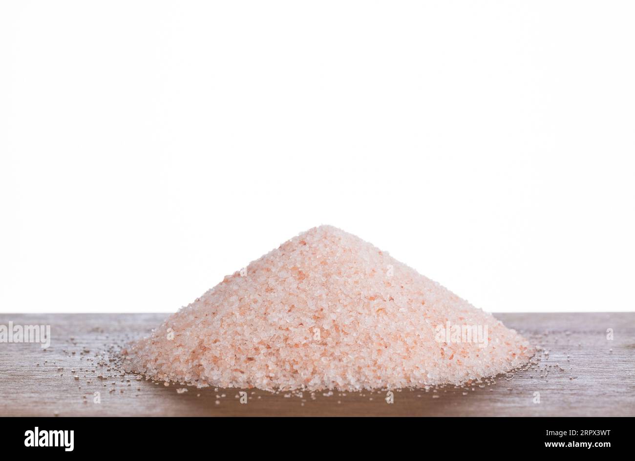 Fine grains of pink Himalayan salt, powder red rock salt from Pakistan ...