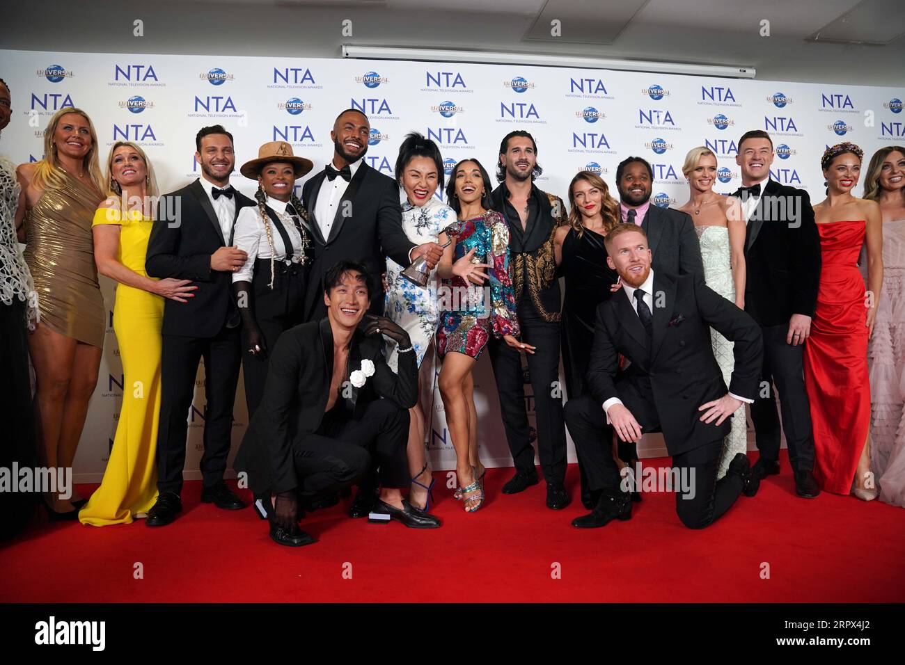 Dancers accepting the Talent Show award on behalf of "Strictly Come ...