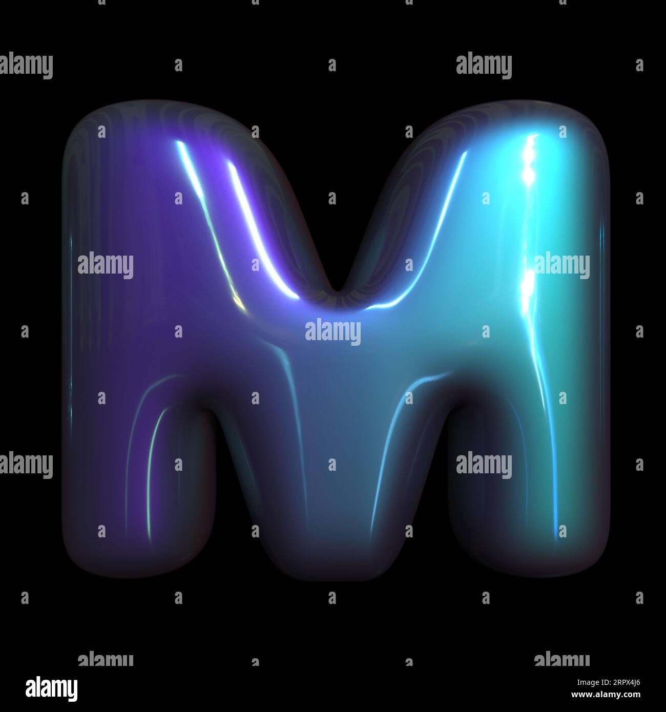 metaverse letter M - Capital 3d futuristic font - suitable for ...