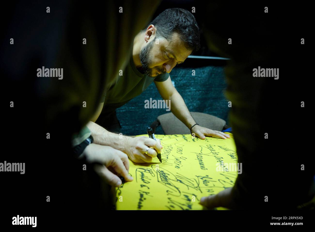 Bakhmut, Ukraine. 05th Sep, 2023. Ukrainian President Volodymyr ...