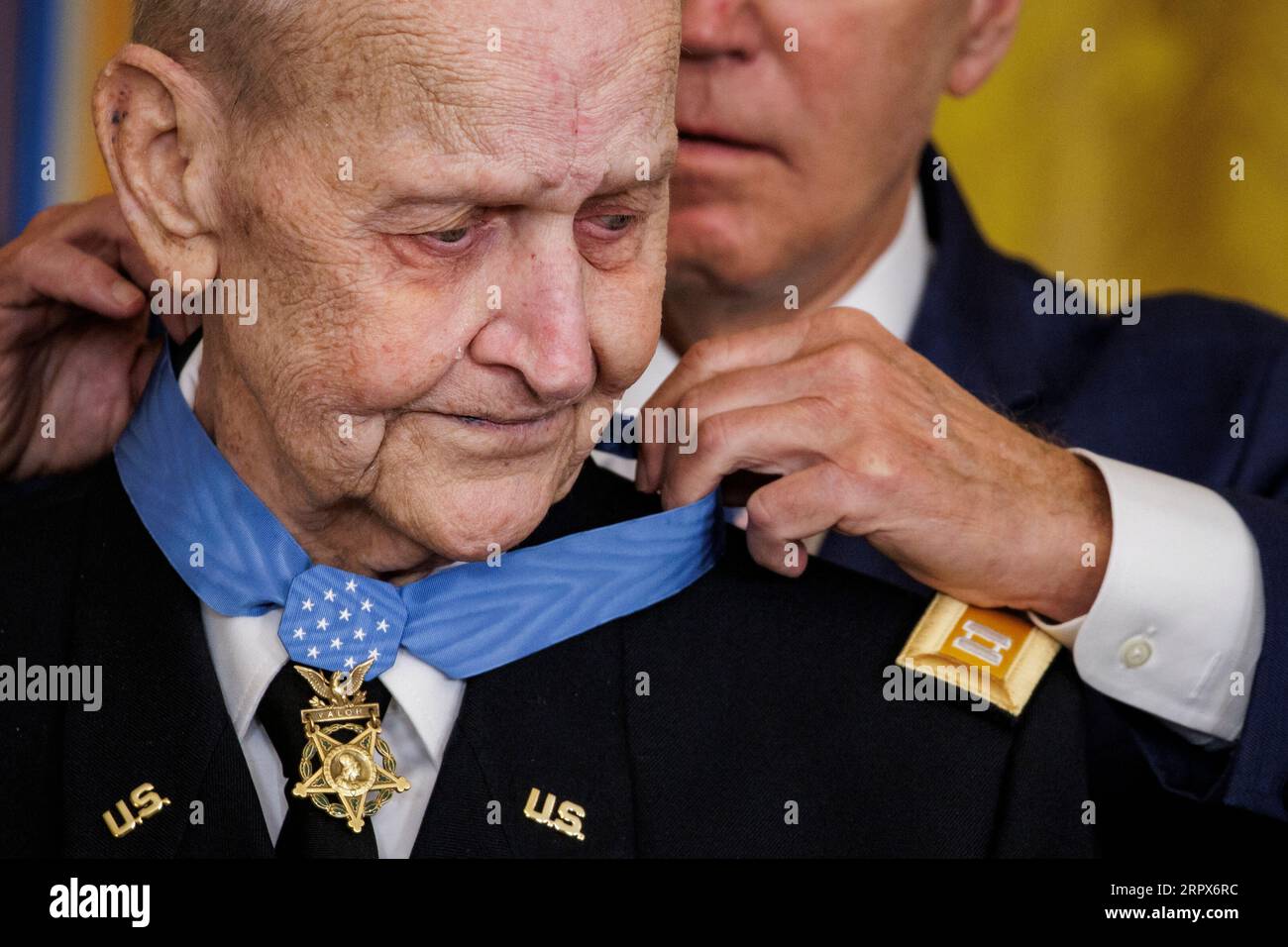 United States President Joe Biden presents the Medal of Honor to U.S ...