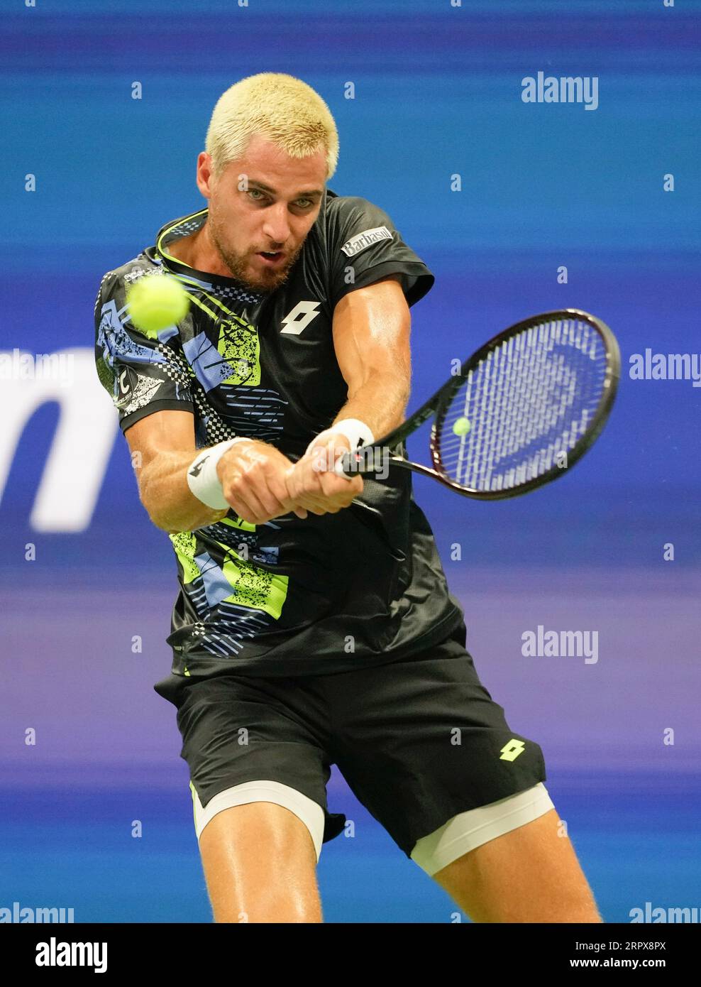 September 3, 2023: Borna Gojo (CRO) loses to Novak Djokovic (SRB), 6-2 ...