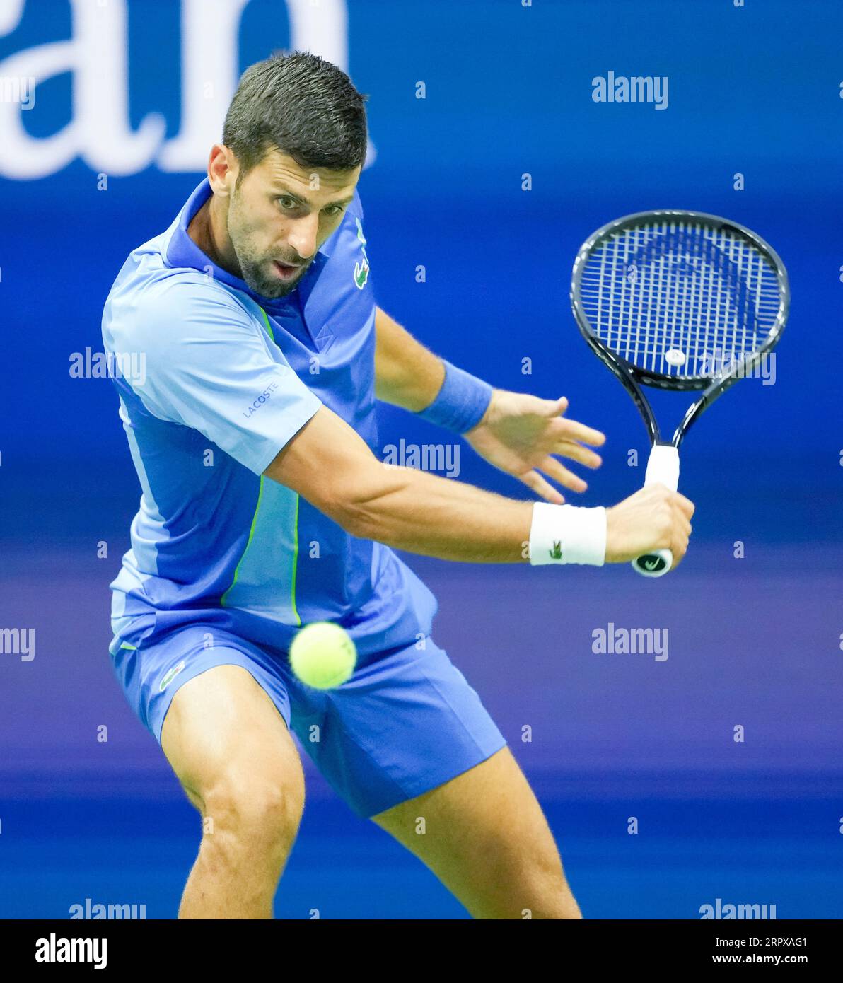 September 3,2023: Novak Djokovic (SRB) defeated Borna Gojo (CRO) 6-2, 7 ...