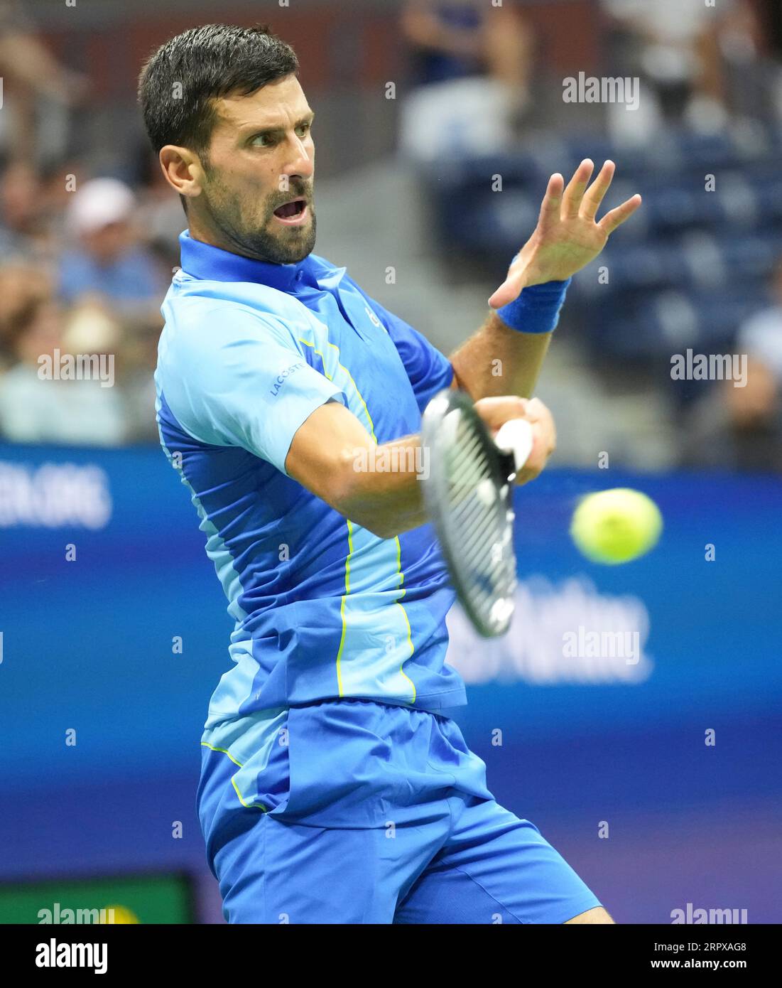 September 3,2023: Novak Djokovic (SRB) defeated Borna Gojo (CRO) 6-2, 7 ...