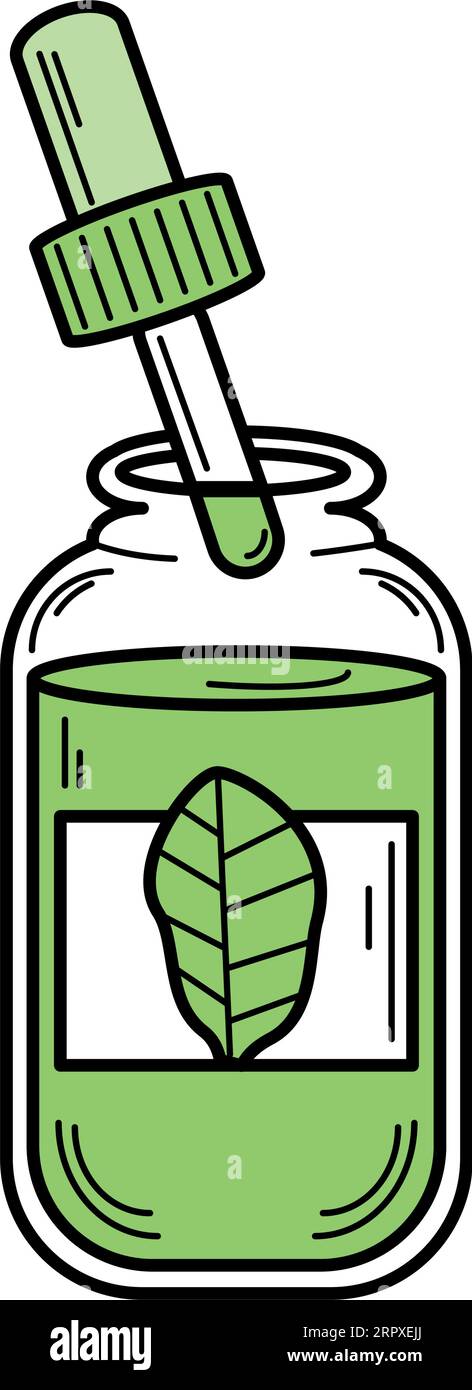 Matcha tea herb bottle hi-res stock photography and images - Alamy