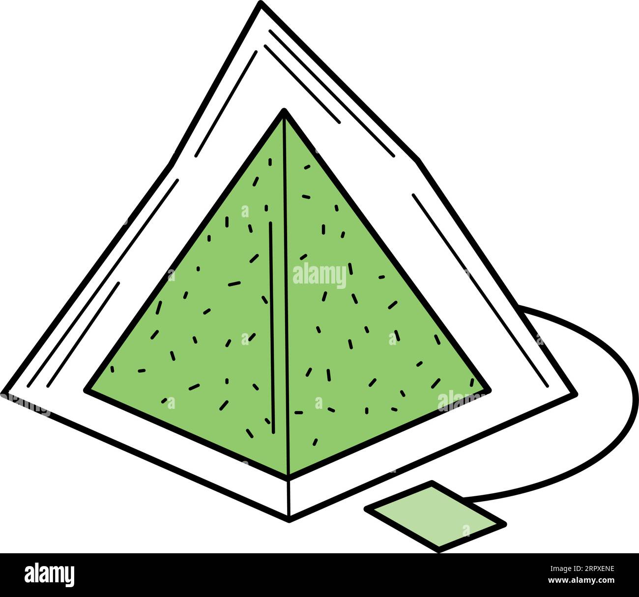 matcha tea bag icon Stock Vector Image & Art - Alamy
