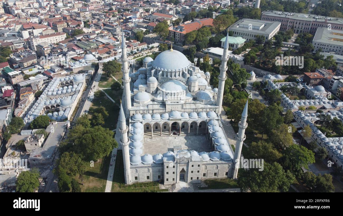 Suleymaniye mosque aerial hi-res stock photography and images - Alamy