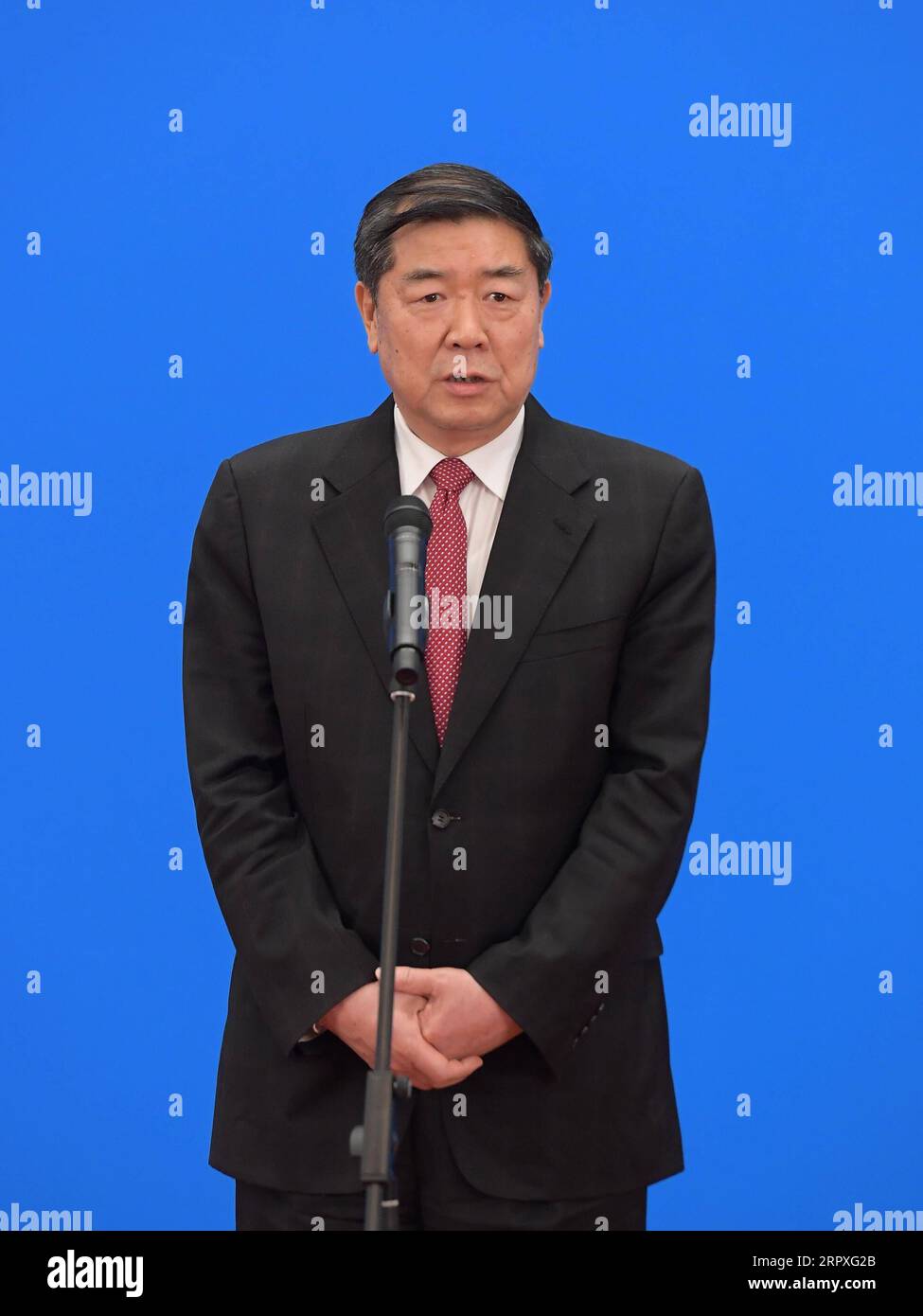 200522 -- BEIJING, May 22, 2020 -- He Lifeng, head of the National ...