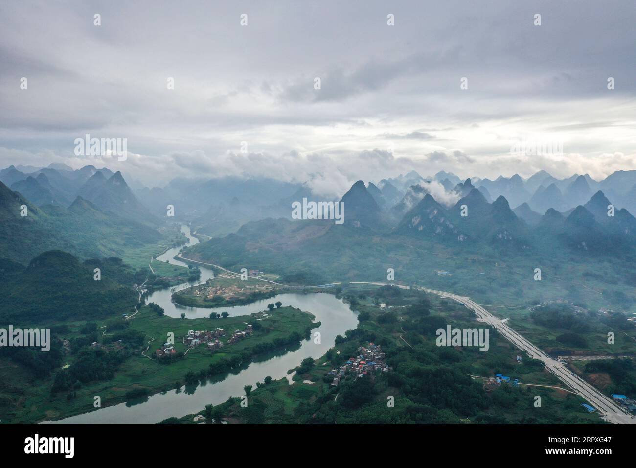 200522 -- HUANJIANG, May 22, 2020 -- Aerial photo taken on May 21, 2020 ...