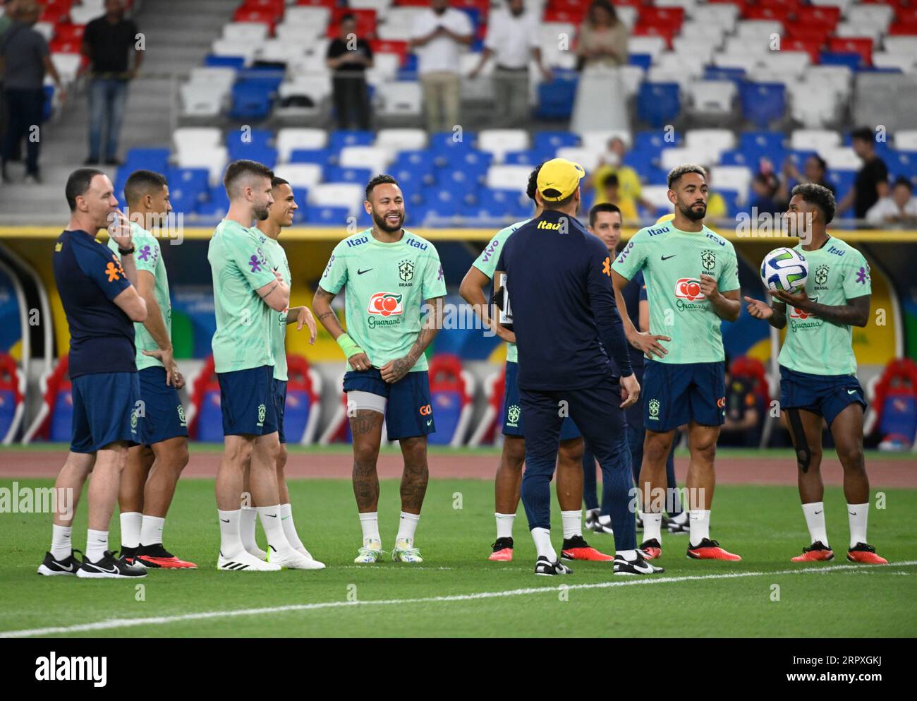 Belém do Pará-Brazil, September 5, 2023, the first training session of ...