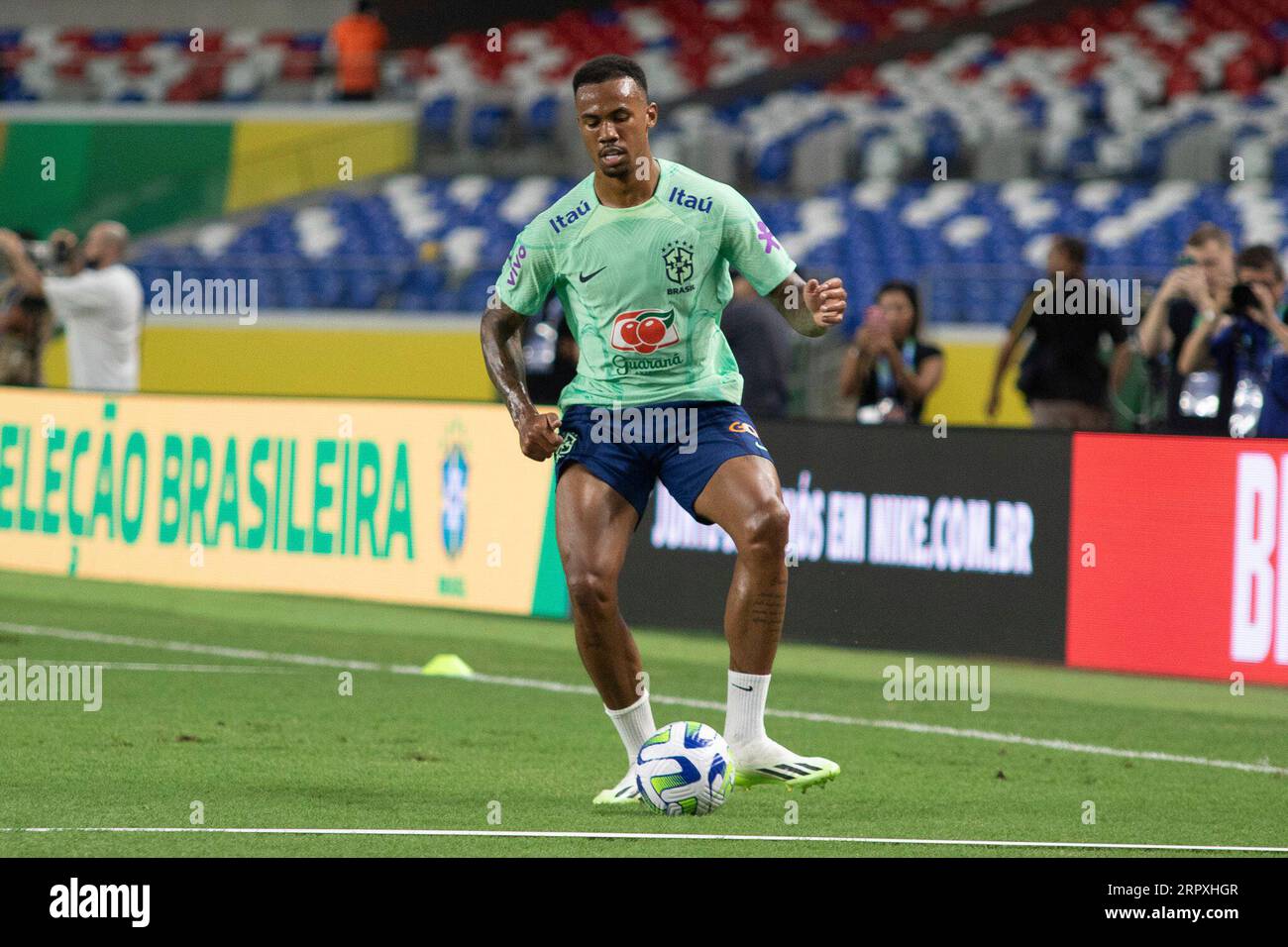 PA - BELEM - 05/09/2023 - BRAZILIAN TEAM, TRAINING - Bremer player of ...