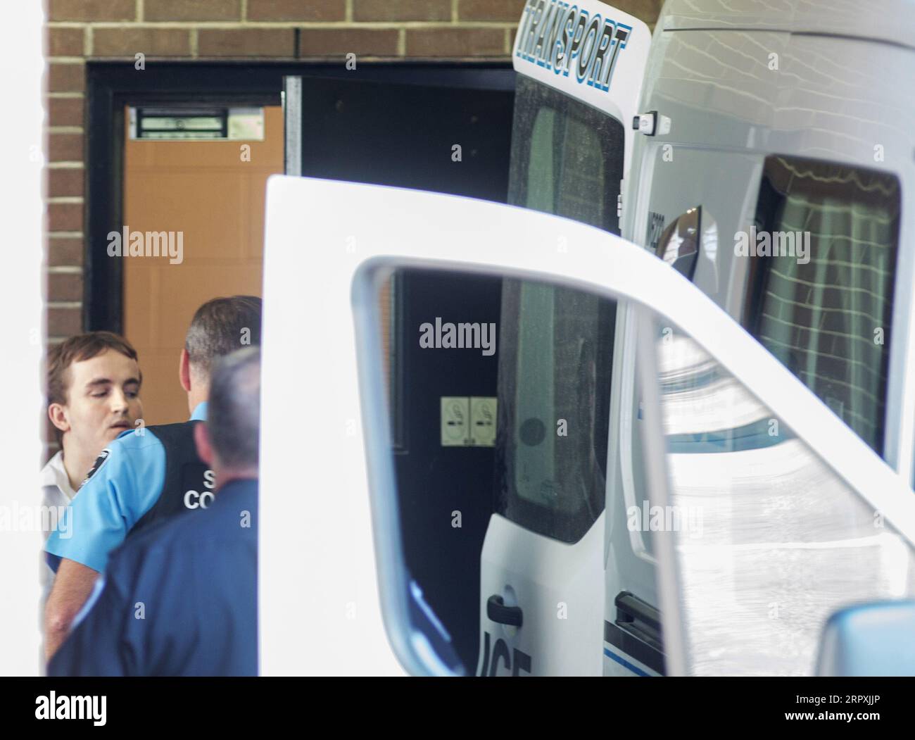Windsor, Canada. 05th Sep, 2023. Nathaniel Veltman is escorted leaving ...