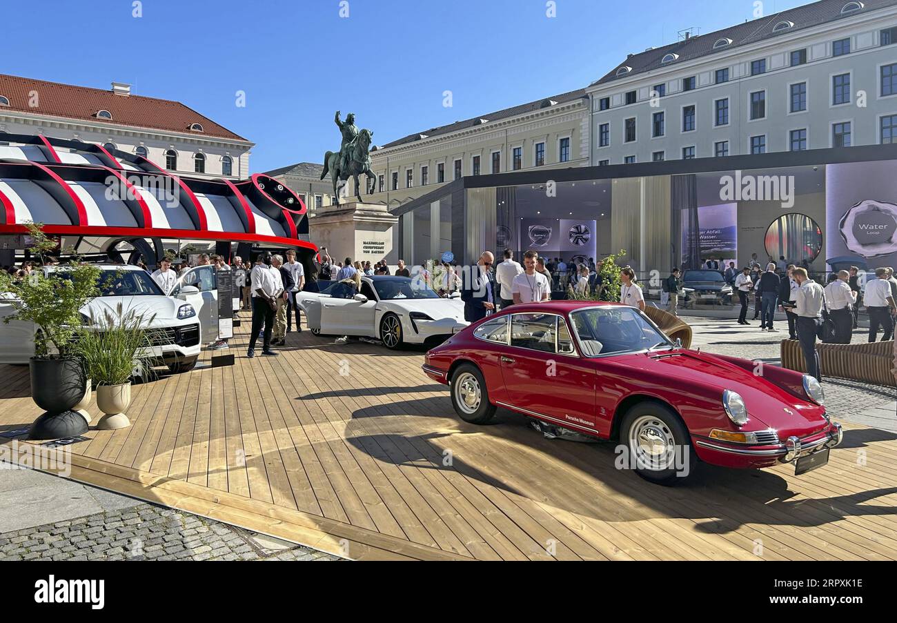 Photo taken in Munich, Germany, on Sept. 5, 2023, shows an outdoor ...