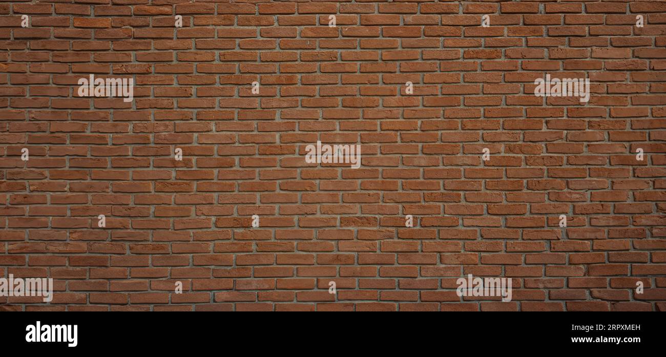 Color brick wall as background, banner design Stock Photo - Alamy