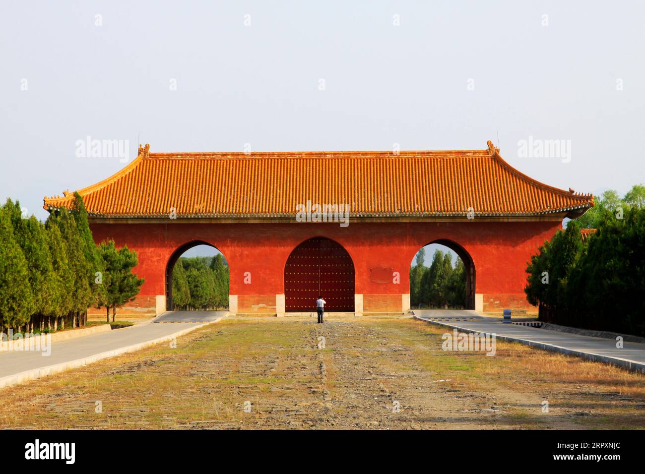 ZUNHUA MAY 18：Grand palace gate in the Eastern Tombs of the Qing ...