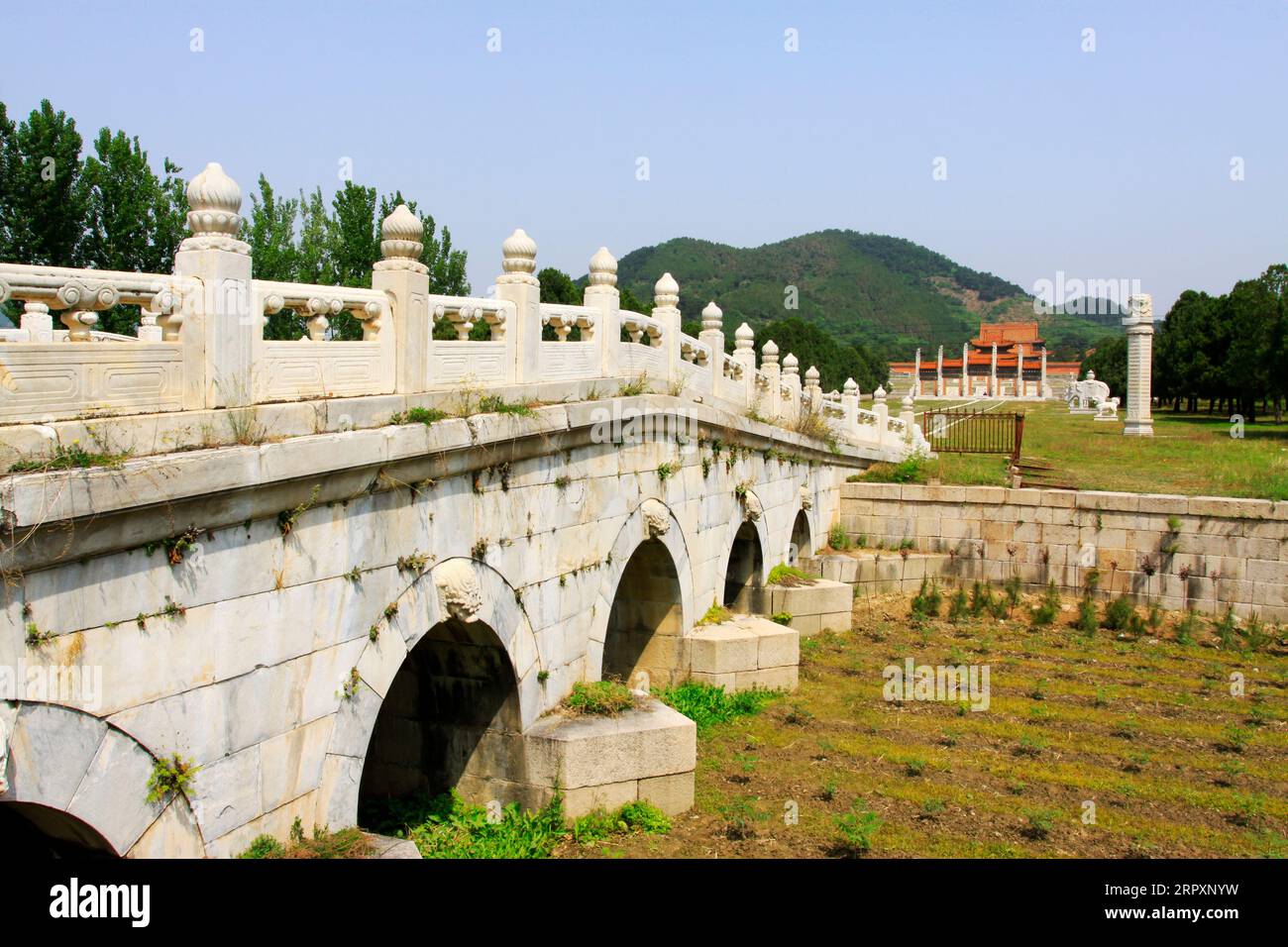 ZUNHUA MAY 18：ancient China stone bridge landscape architecture in the ...