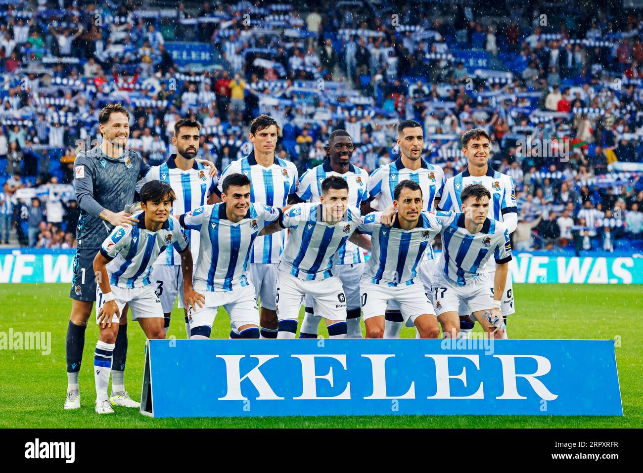San Sebastian, Spain. Credit: D. 2nd Sep, 2023. Real Sociedad team ...