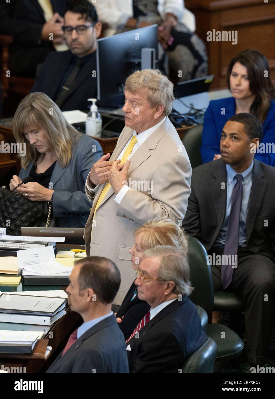 Attorney RUSTY HARDIN objects to a line of questioning during the ...