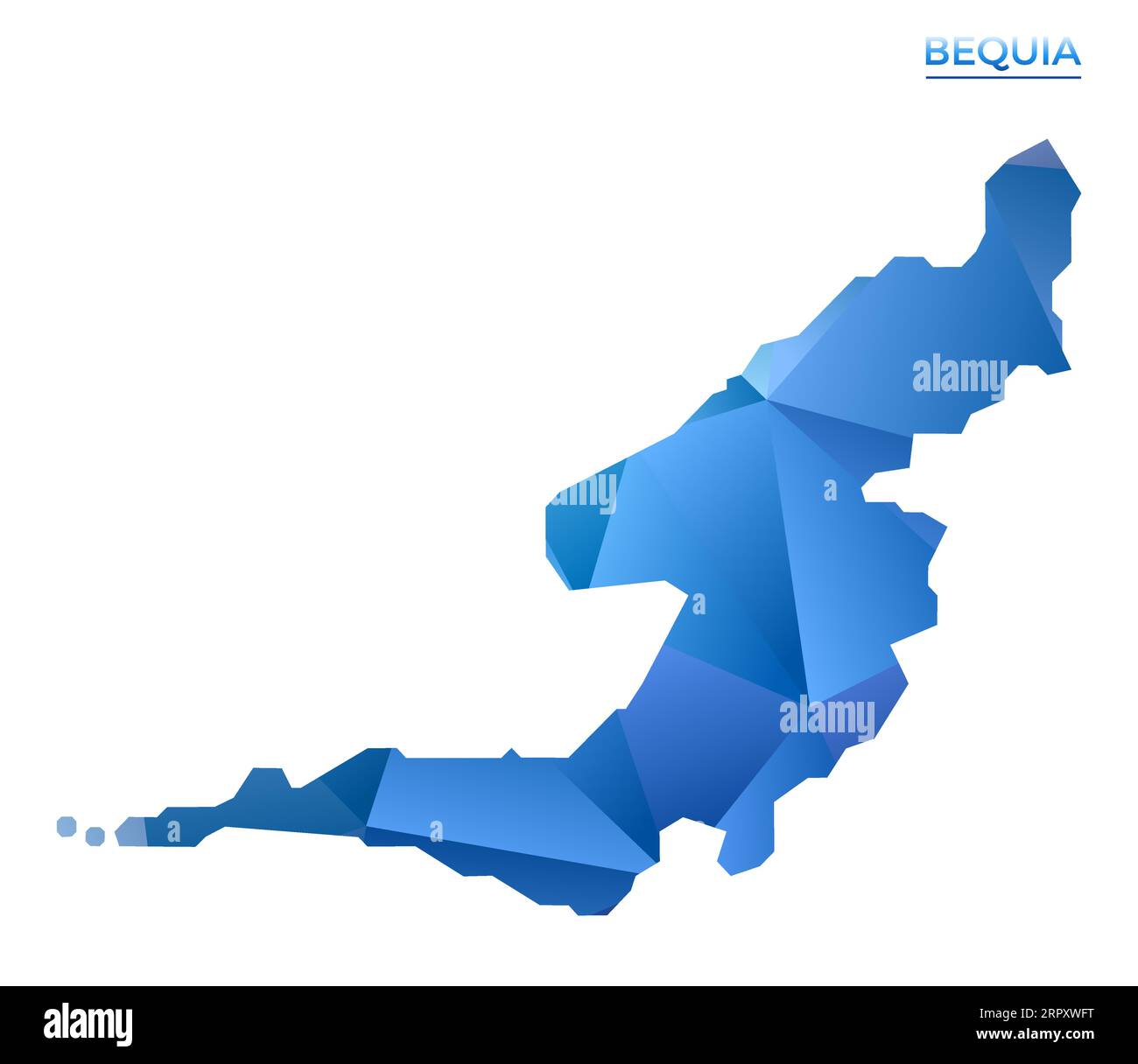 Bequia map Stock Vector Images - Alamy