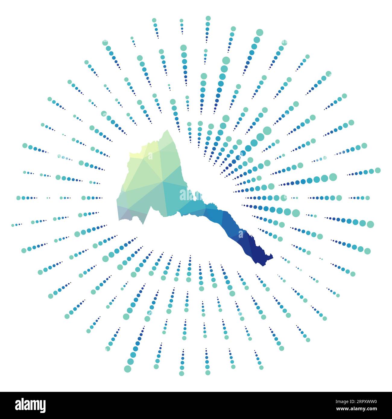 Country eritrea map hi-res stock photography and images - Alamy