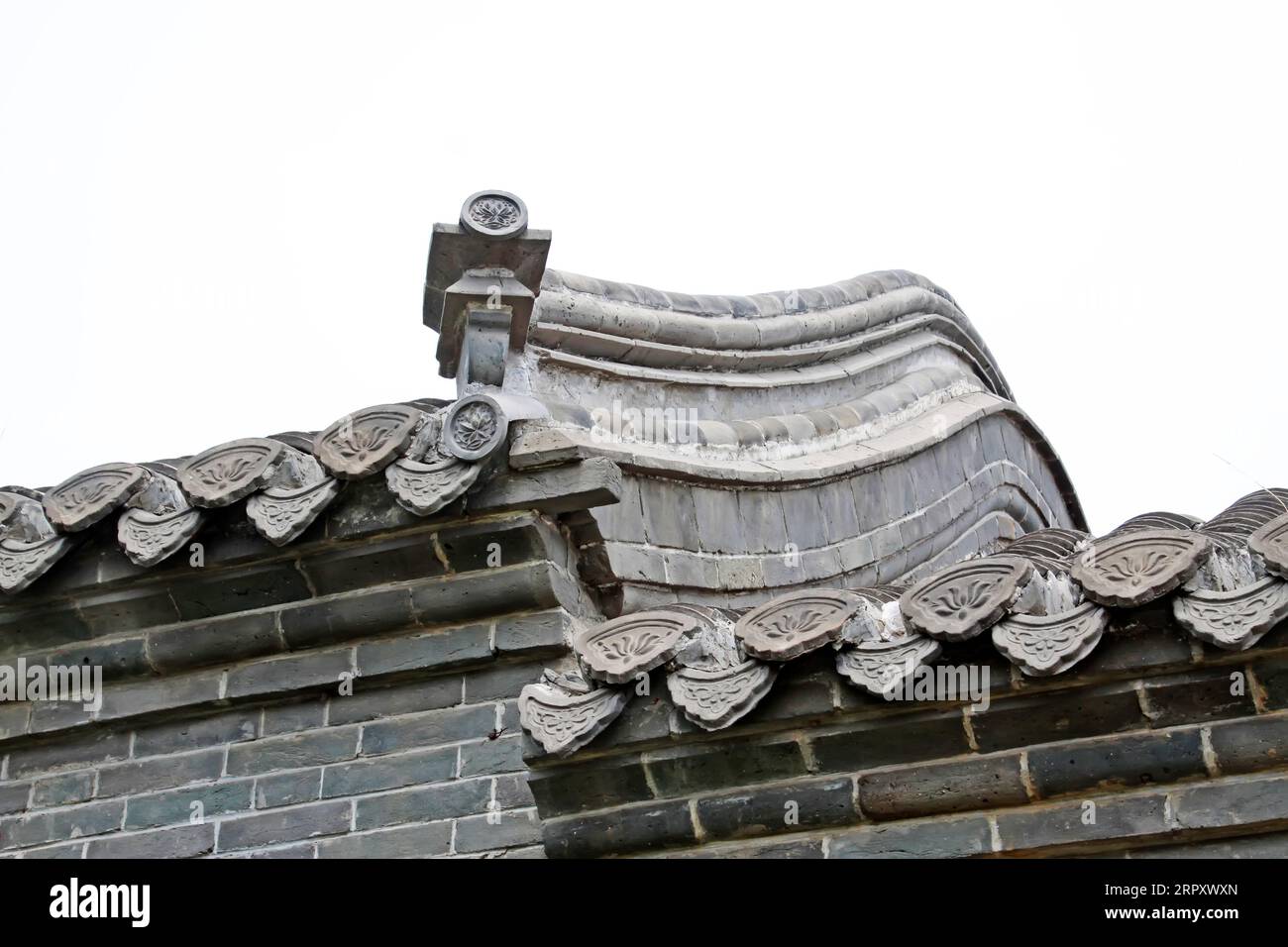 traditional Chinese style temple architecture, closeup of photo Stock ...