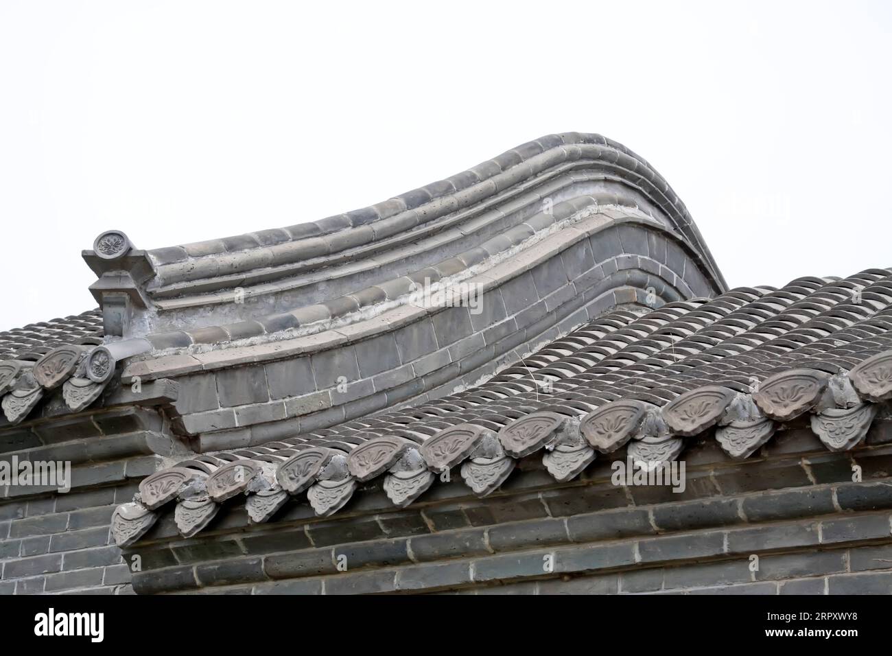 traditional Chinese style temple architecture, closeup of photo Stock ...