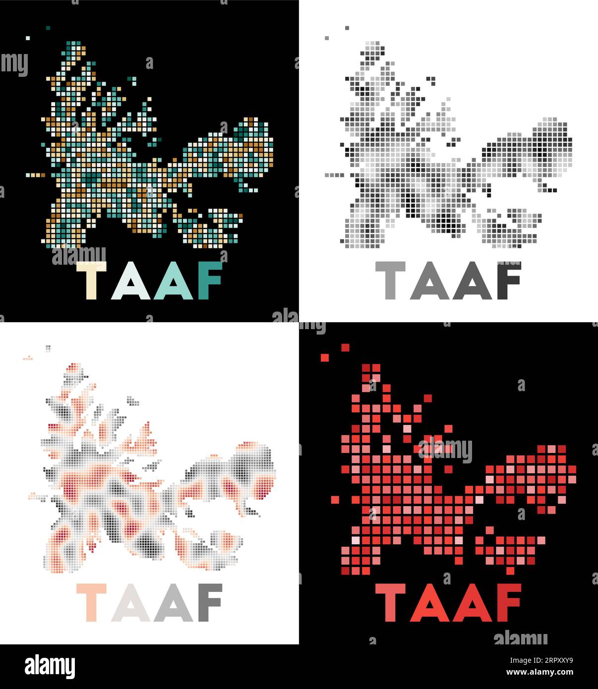 French southern and antarctic territories Stock Vector Images - Alamy