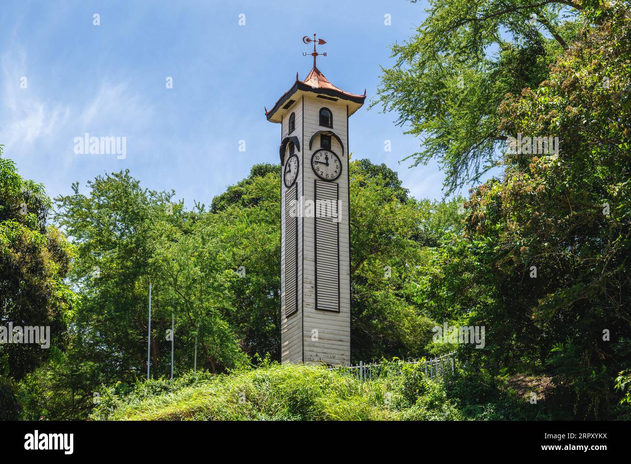 Atkinson Clock Tower, the oldest standing structure in Kota Kinabalu ...