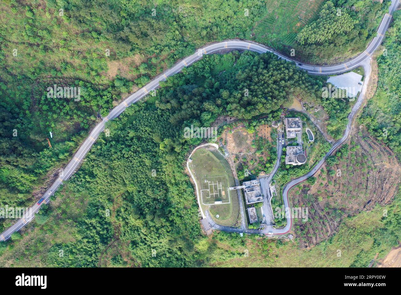 200608 -- NANNING, June 8, 2020 -- Aerial photo taken on May 25, 2020 ...