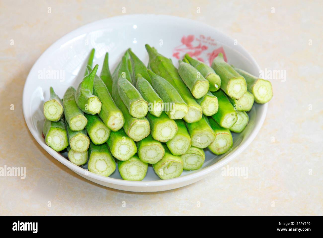 Okra cross section hi-res stock photography and images - Alamy